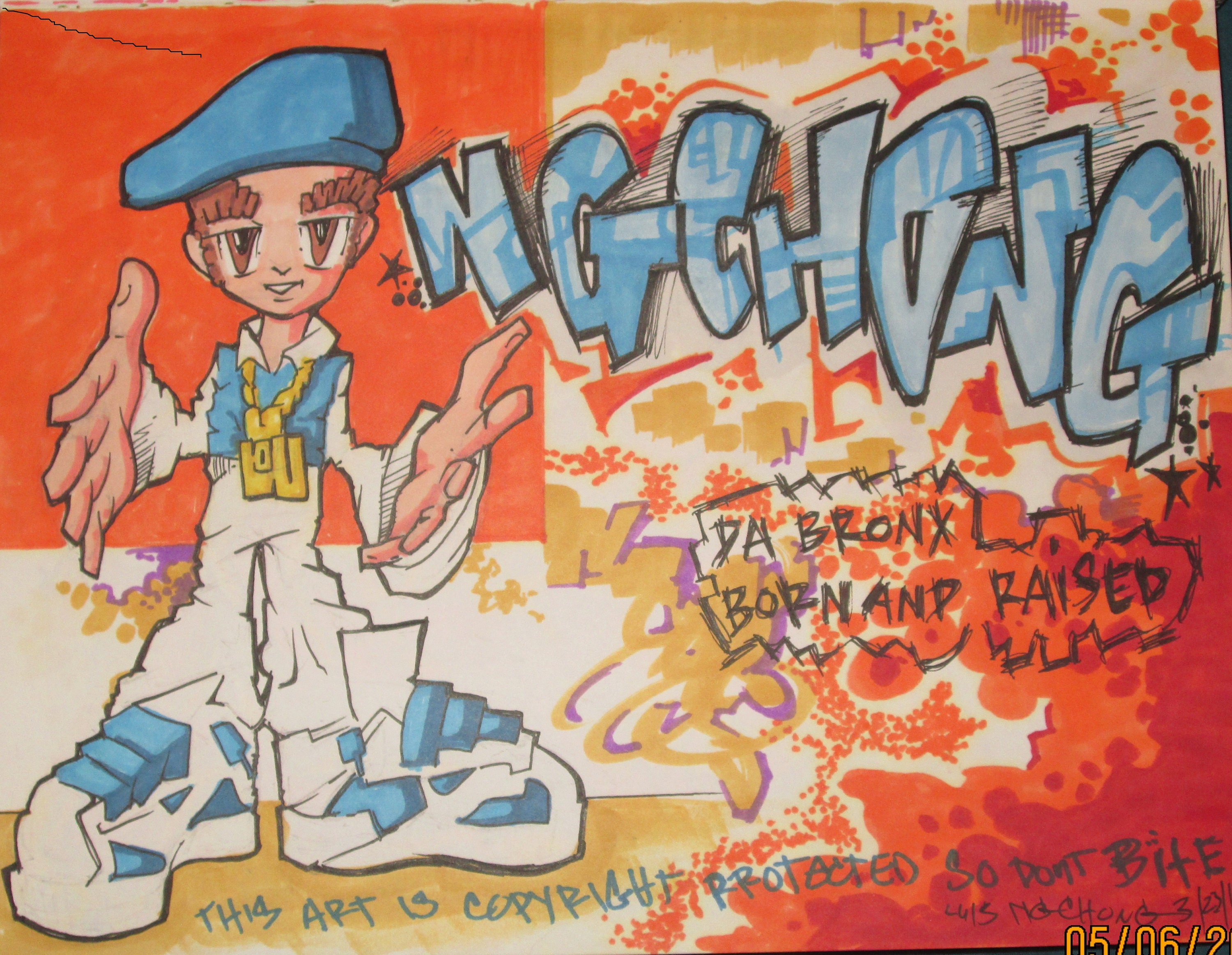 Graffiti Font Art Style Custom Drawn Name Sign Color Drawing Ink ...