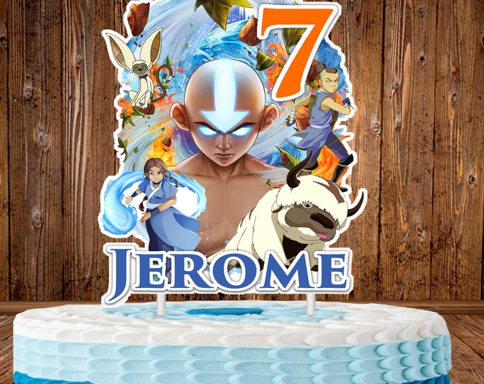 Inspired by Cartoon Cake Topper Personalized Cake Topper - Etsy