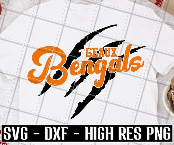 Geaux Bengals SVG Tiger Claw Svg Who Dey Svg Go Bengals | Etsy
