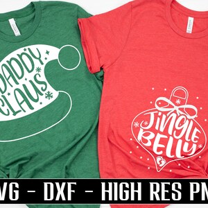Jingle Belly SVG Daddy Claus Svg Christmas Pregnancy Svg, New Mom and ...