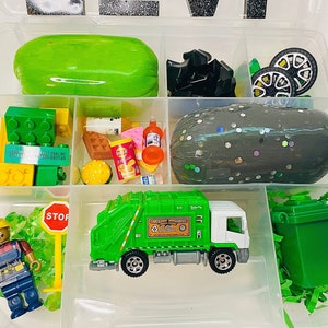 Medium Sized Garbage Truck Themed Play Dough Kit - Etsy