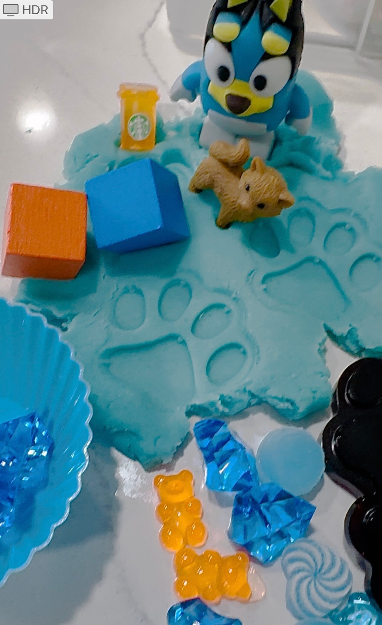 BLUEY Large Dough Kit BLUEY and BINGO disney Birthday bluey Birthday ...