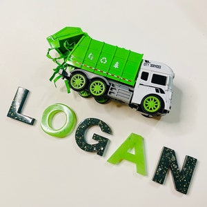 Garbage Truck Sensory Dough Kit: Custom Name, Cans & Man - Etsy