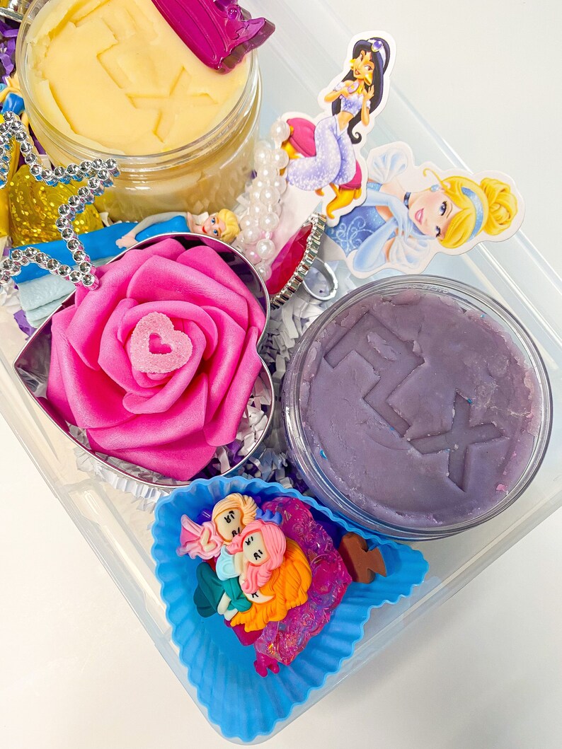 PRINCESS PRINCESSES Play Dough Kit RESIN Name disney Princess resin ...