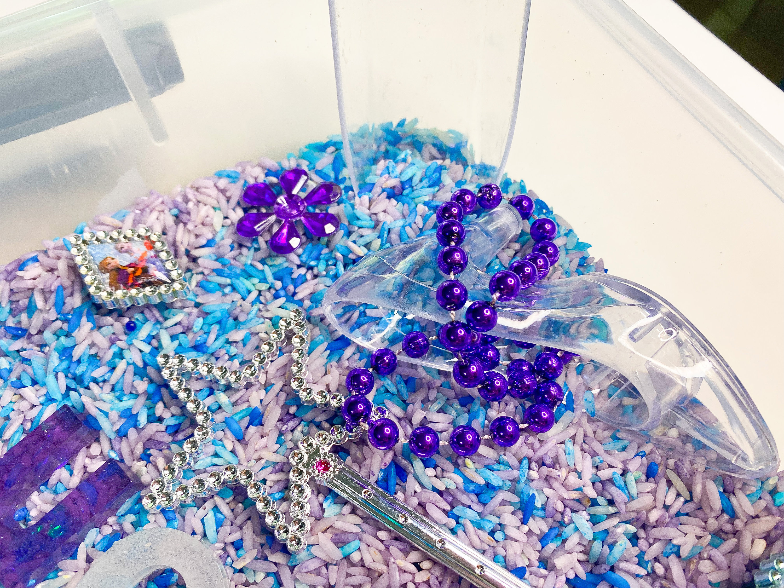 FROZEN PRINCESS SENSORY Rice Kit Princess Disney Princess - Etsy