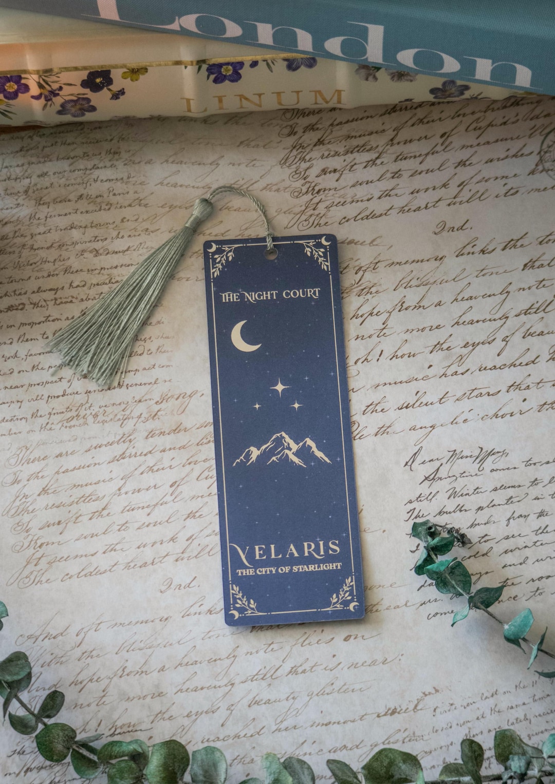 Velaris Inspired Bookmark | Night Court Inspired Bookmark | Fantasy ...