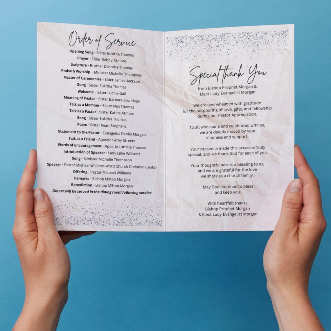 Pastoral Anniversary Program Template, Pastor's Anniversary, Instant ...