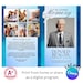 Blue Theme Funeral Program Template, Obituary, Printable (canva ...