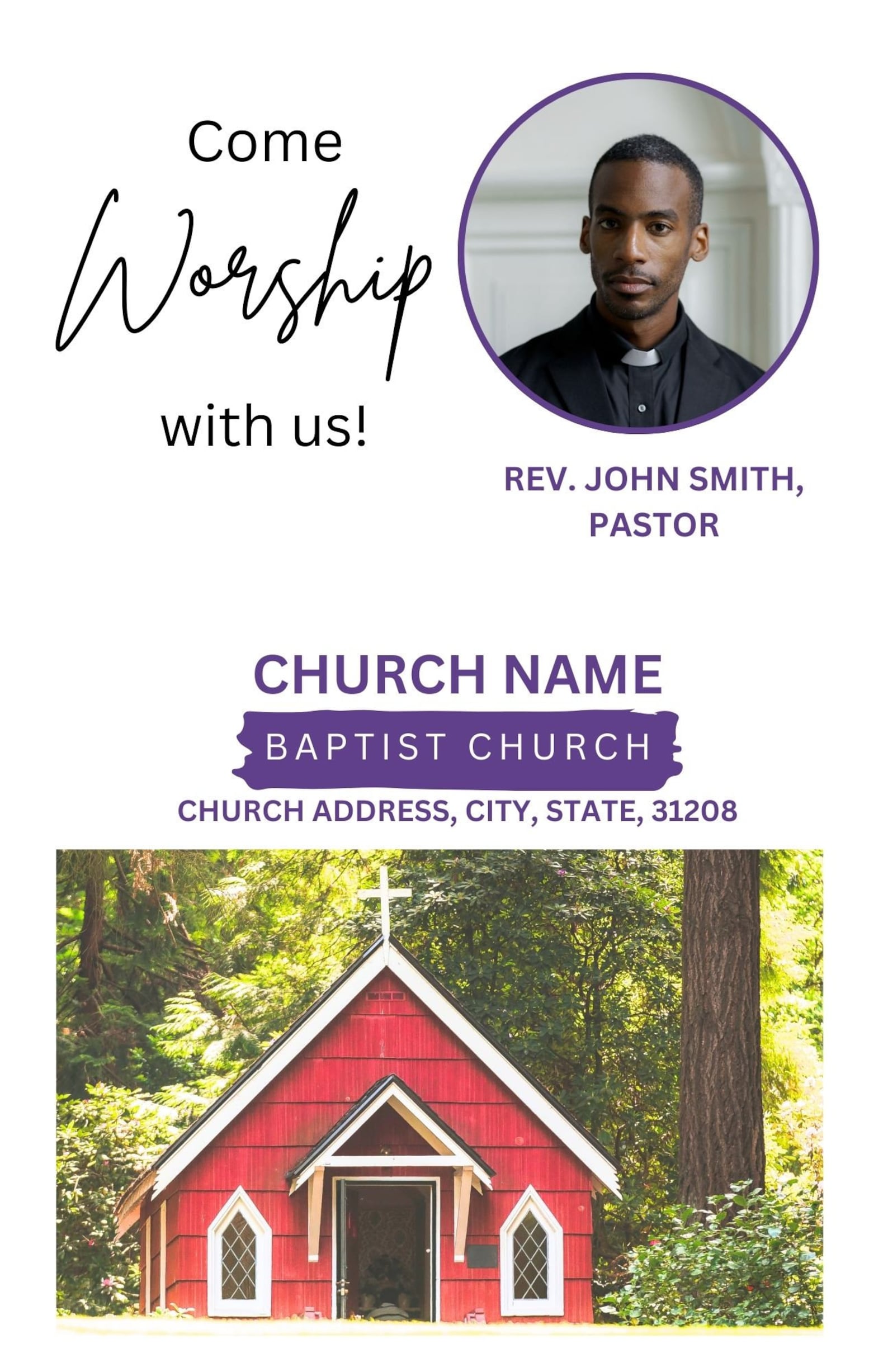 Pastoral Anniversary Program Template Pastor's Anniversary Instant ...