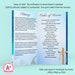 Blue Theme Funeral Program Template, Obituary, Printable (canva ...