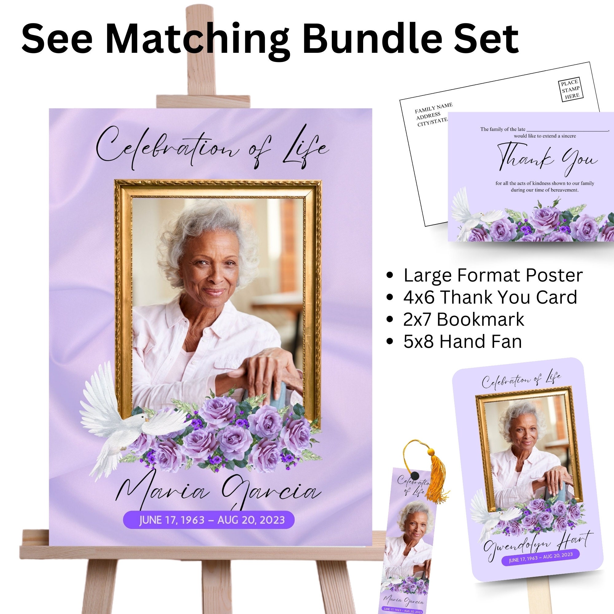 Funeral Program Template | Obituary Template | Instant Download ...