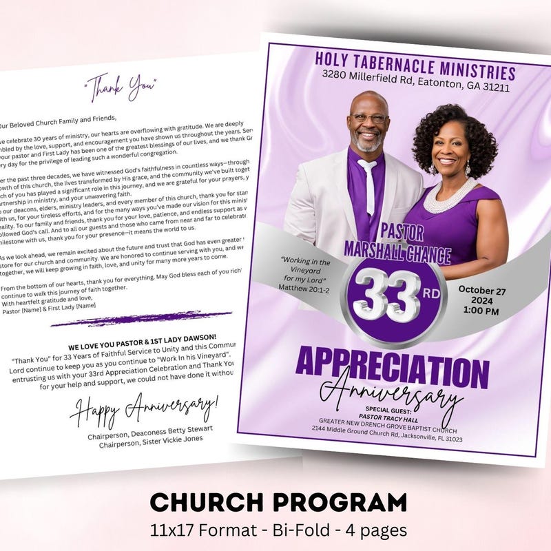 Church Usher Program - Etsy