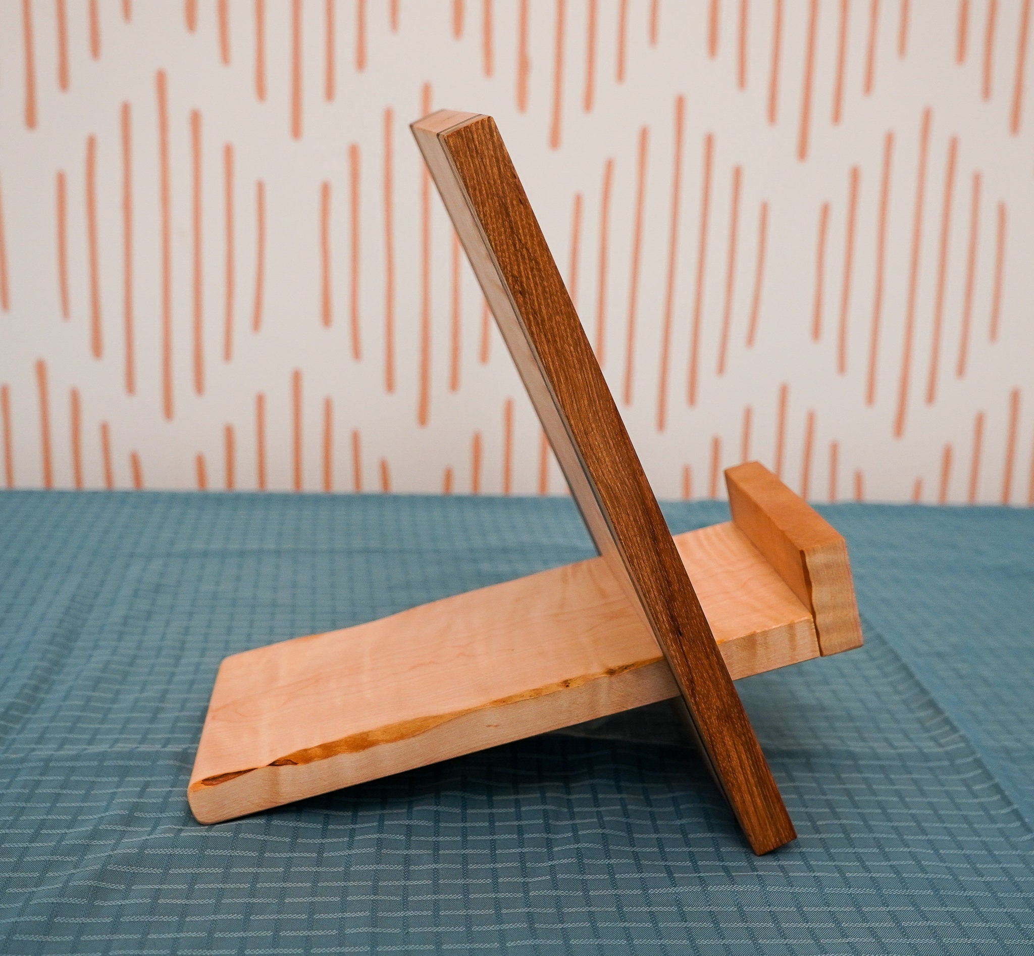 Wooden Cookbook Stand - Etsy