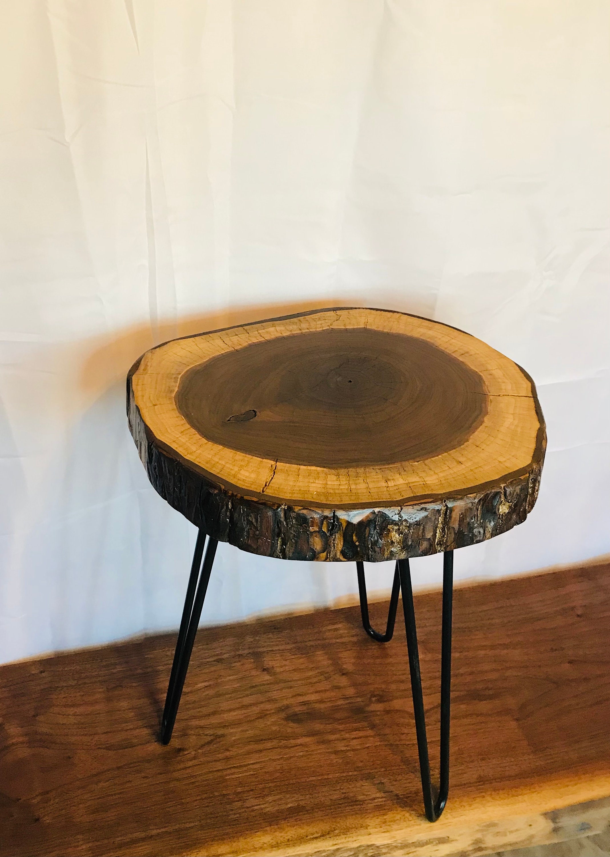 Walnut Circle Table - Etsy