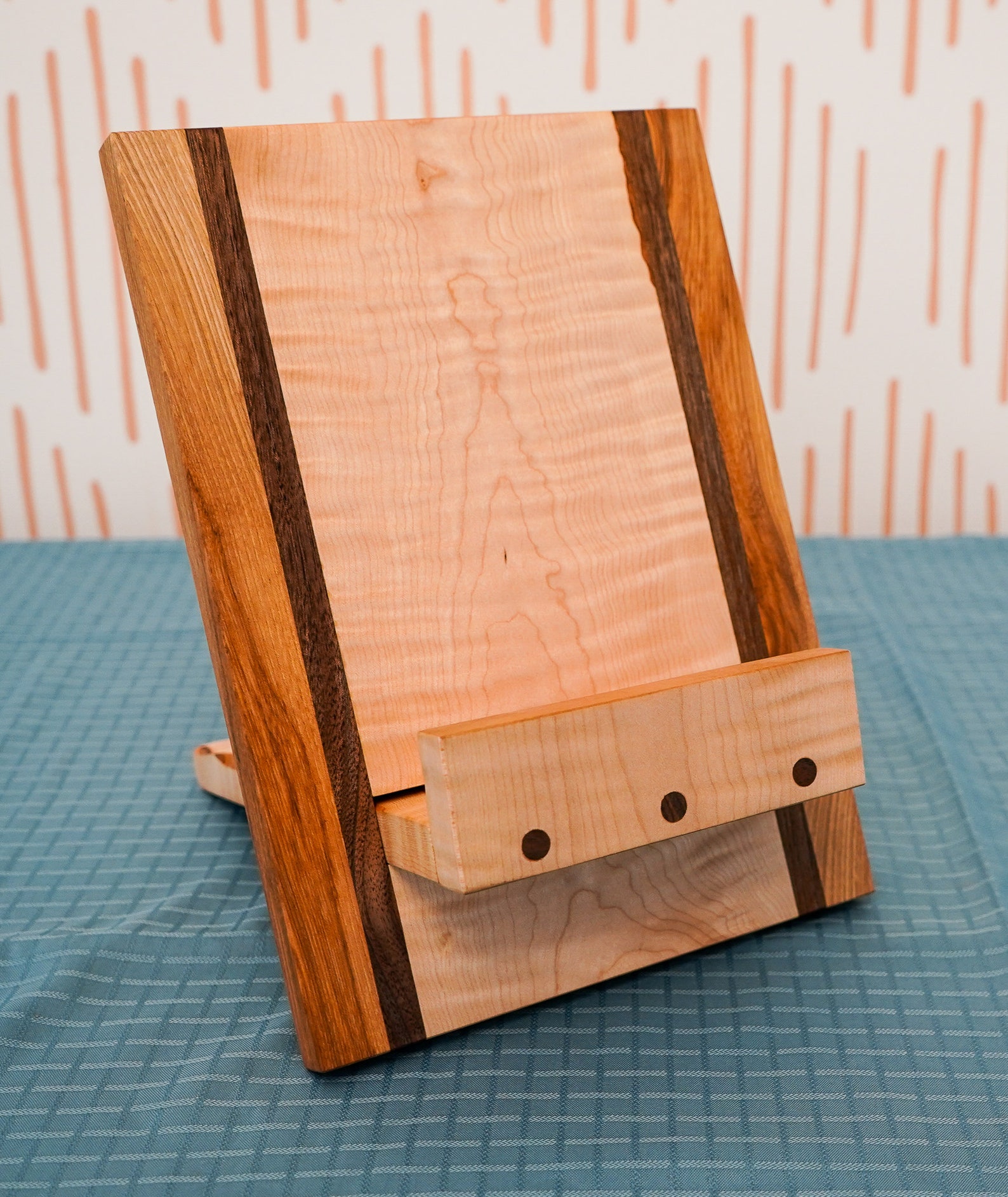 Wooden Cookbook Stand - Etsy