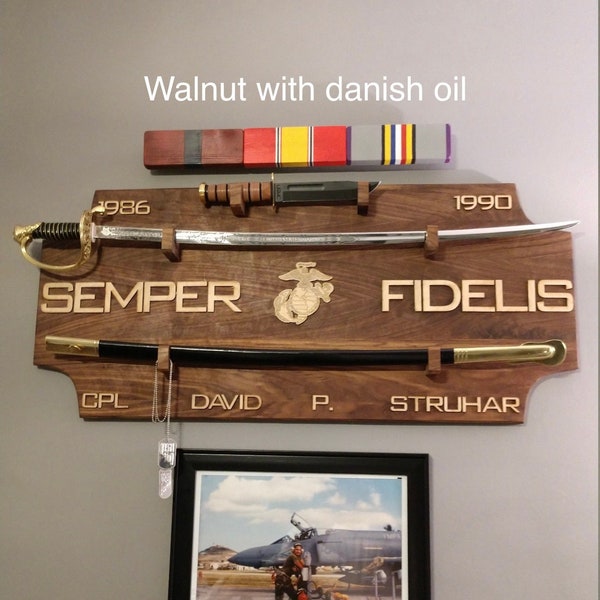 Military Sword Display - Etsy