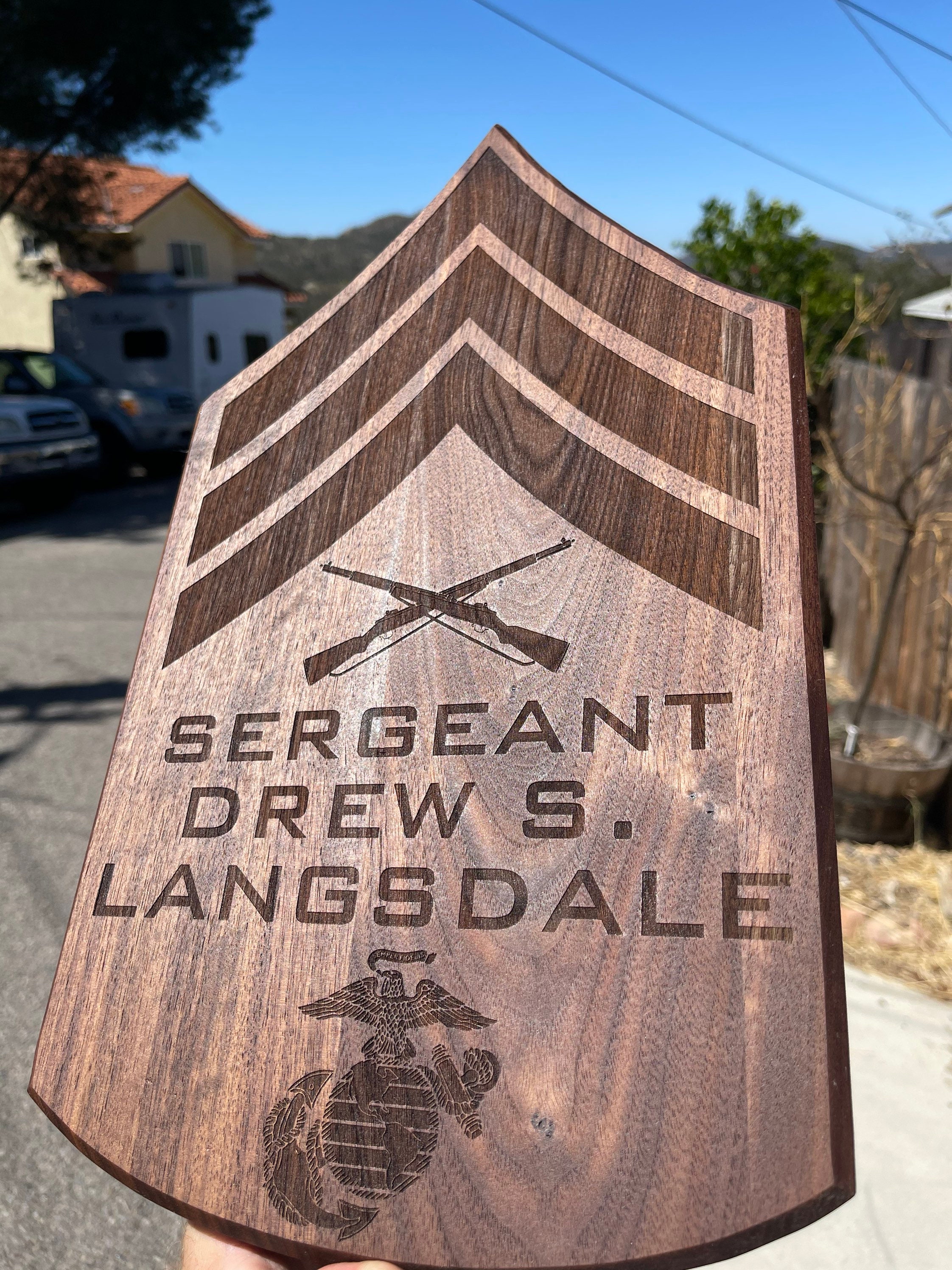 Military Plaque - Etsy