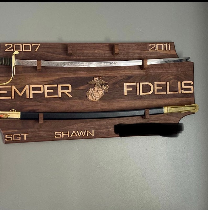 Military Sword Display - Etsy