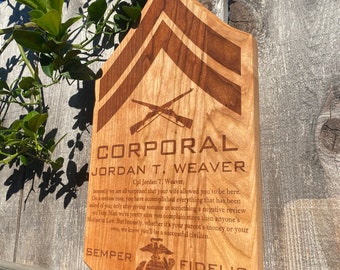 Military Wood Plaque - Etsy