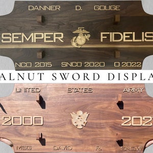 Military Sword Display - Etsy