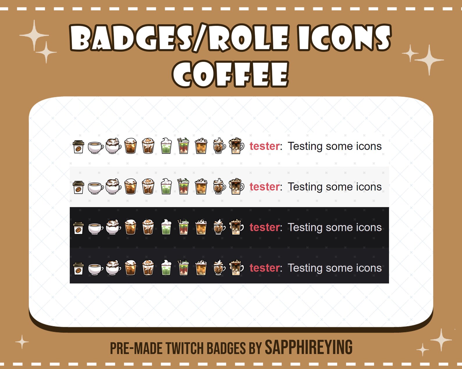 Ready to Use Pre-made Twitch Badges/ Bit Badges / Discord Role Icons ...