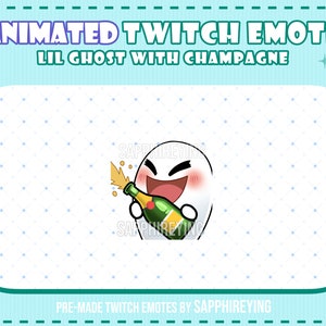 Ready to Use Animated Twitch / Discord Emote Little Ghost Opens ...