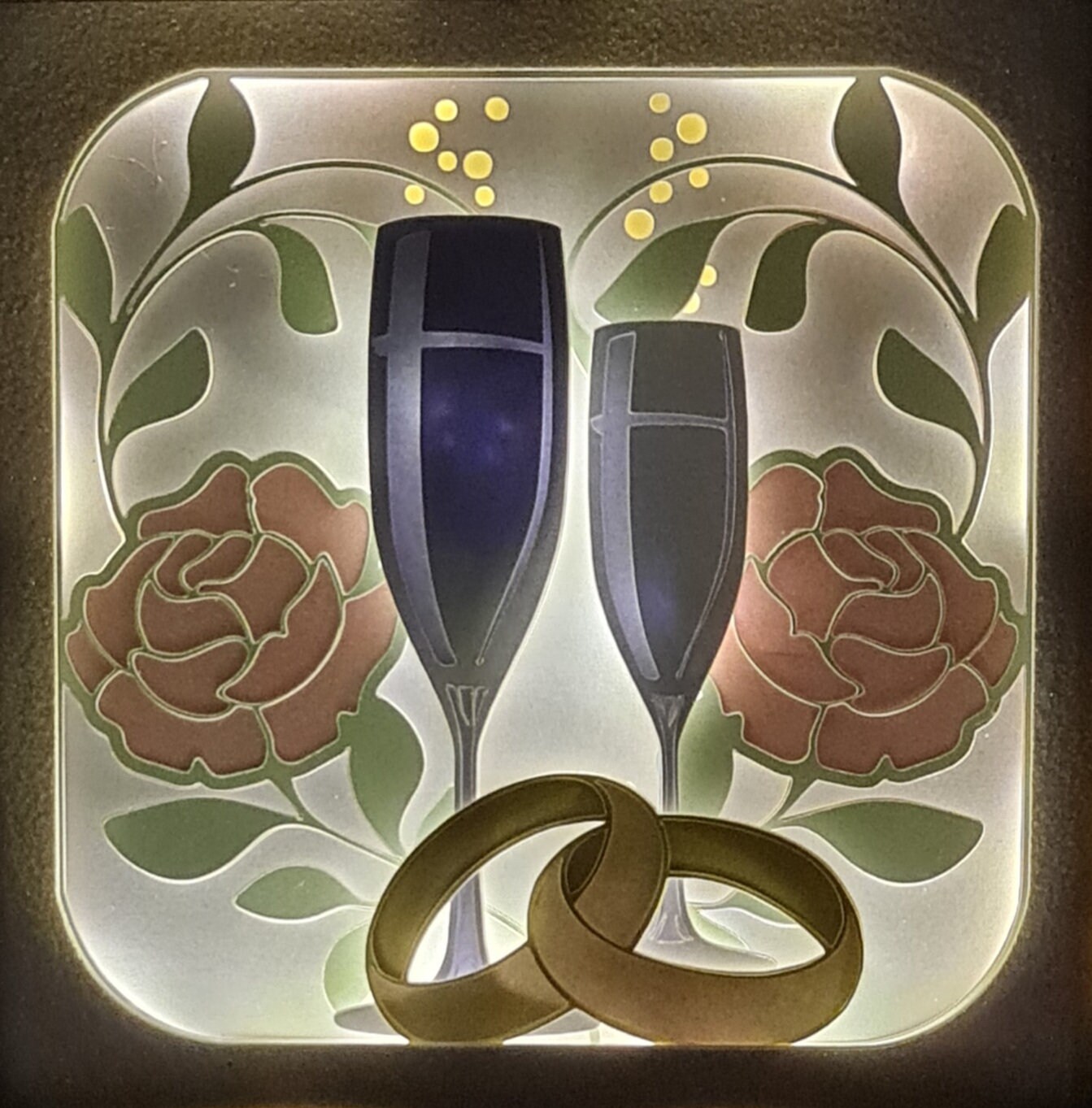 Wedding Themed,3d Shadow Box,light Box,light up Picture,night Light ...