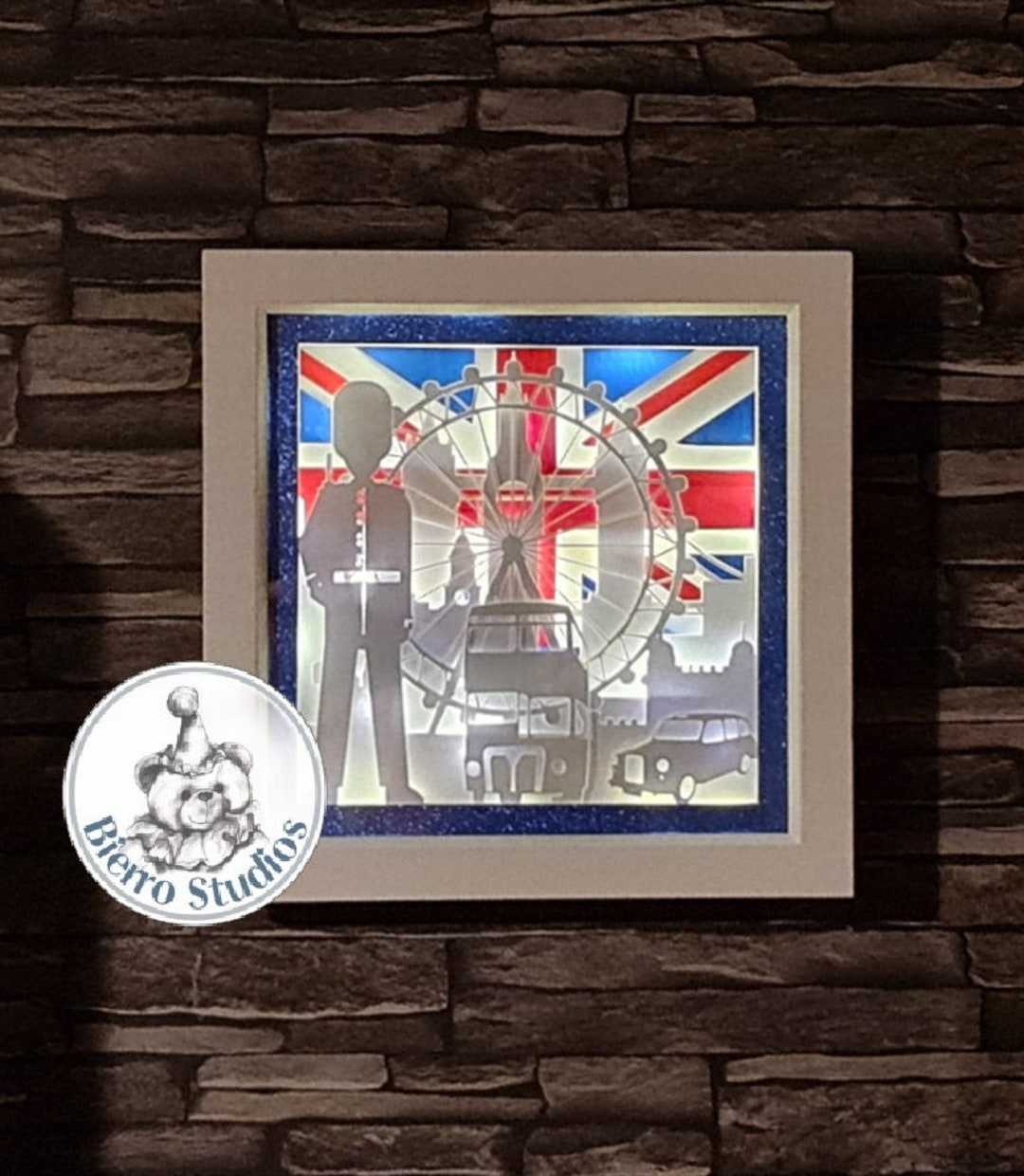 Iconic London,3d Shadow Box,very British,red Bus,boys Bedroom,palace ...