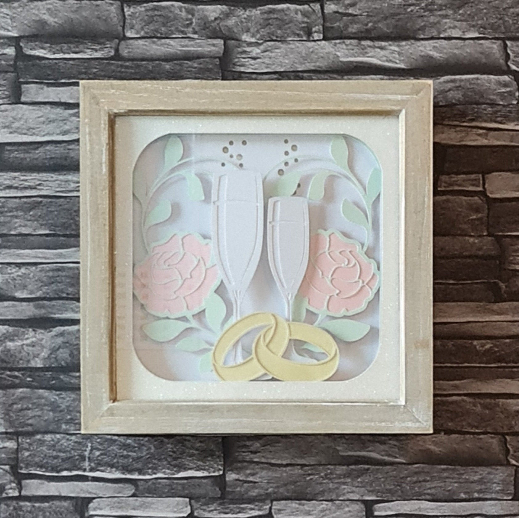 Wedding Themed,3d Shadow Box,light Box,light up Picture,night Light ...