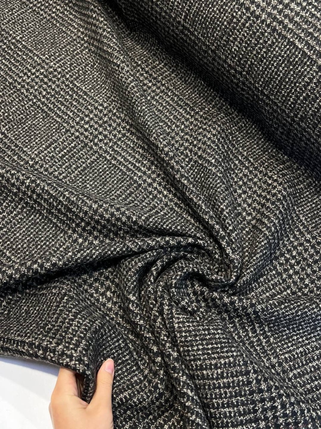 Premium Plain Wool Fabric by the Yard, Apparel Italian Designer Wool ...