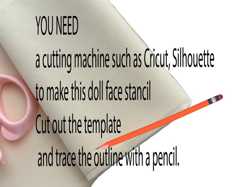 Rag Doll Face Template SVG PNG Stencil for Painting - Etsy Australia