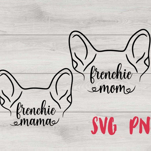 French Bulldog Outline Svg - Etsy