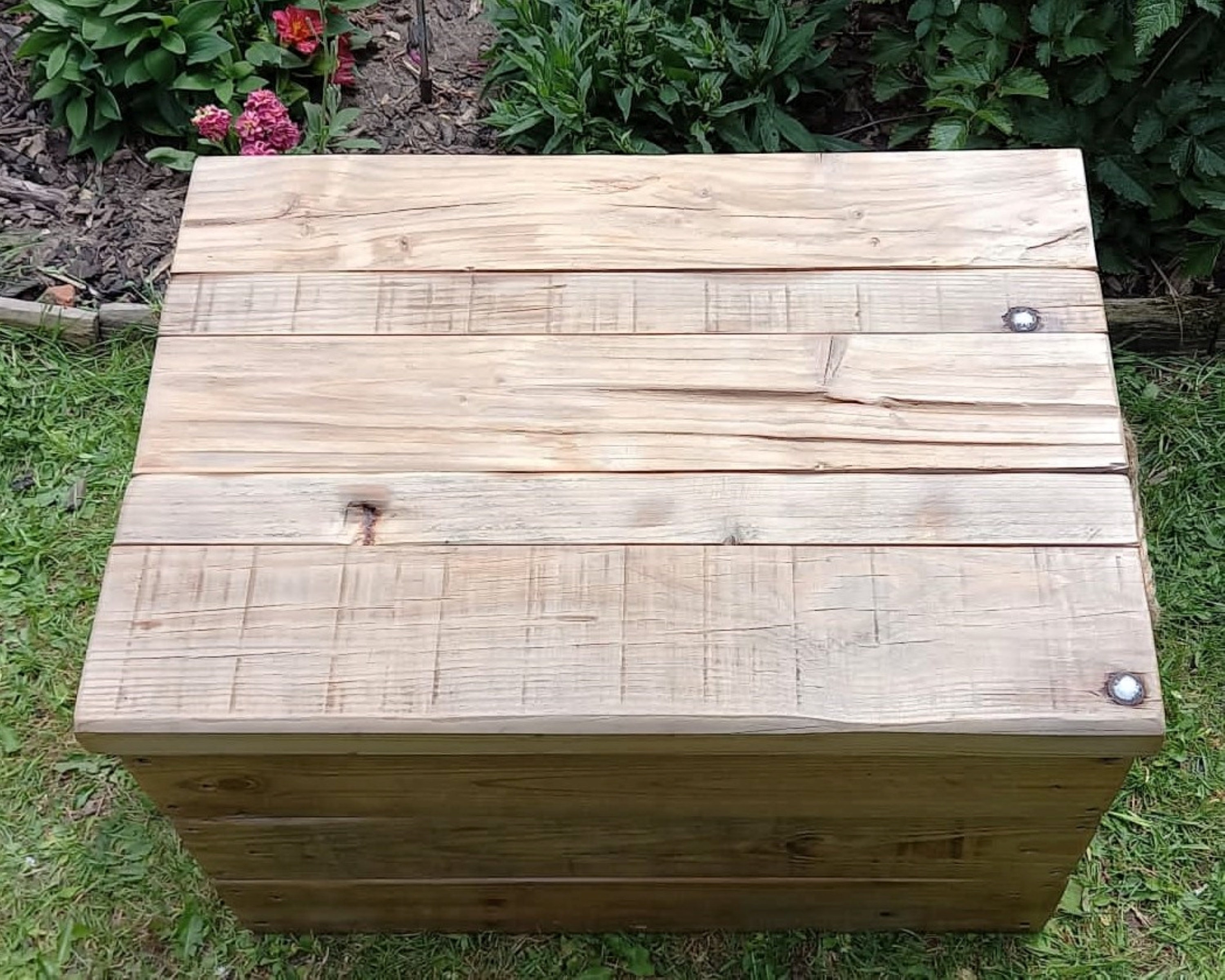 Rustic Wooden Storage Box - Custom Orders Taken - Blanket Box, Storage ...