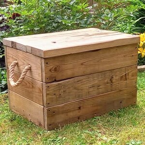 Rustic Reclaimed Wood Storage Box – Blanket Chest, Storage Bench - Etsy