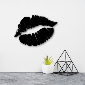 Wood Lips Red Lips Wall Art Wood Wall Decor Above Bed Decor | Etsy