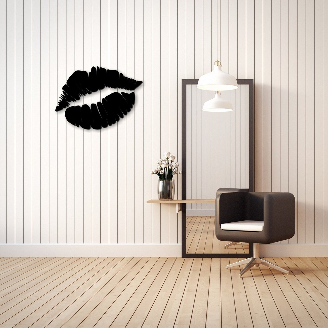 Wood Lips Red Lips Wall Art Wood Wall Decor Above Bed Decor | Etsy