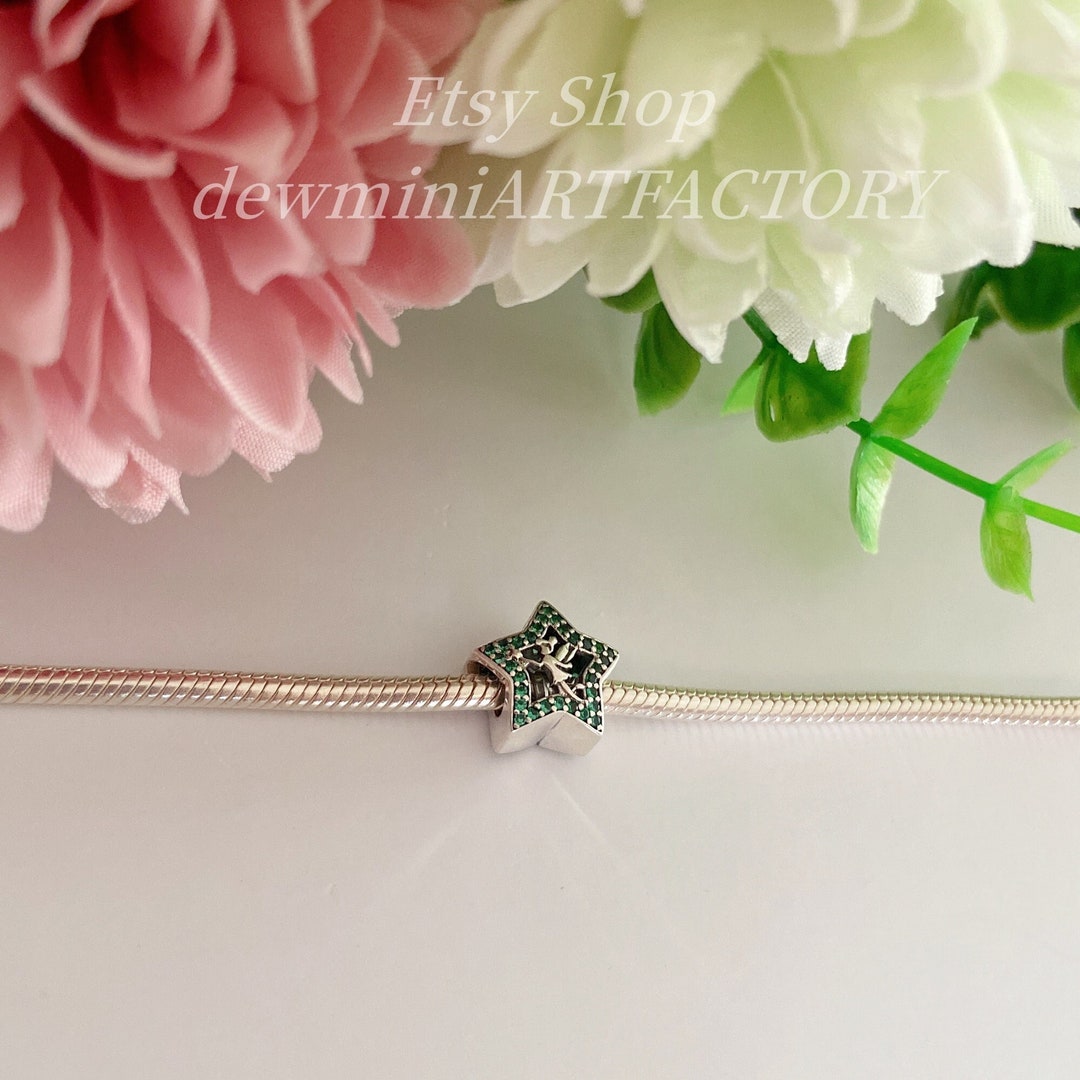 Tinker Bell Star Charm,925 Sterling Silver Charm for Bracelet,necklace ...