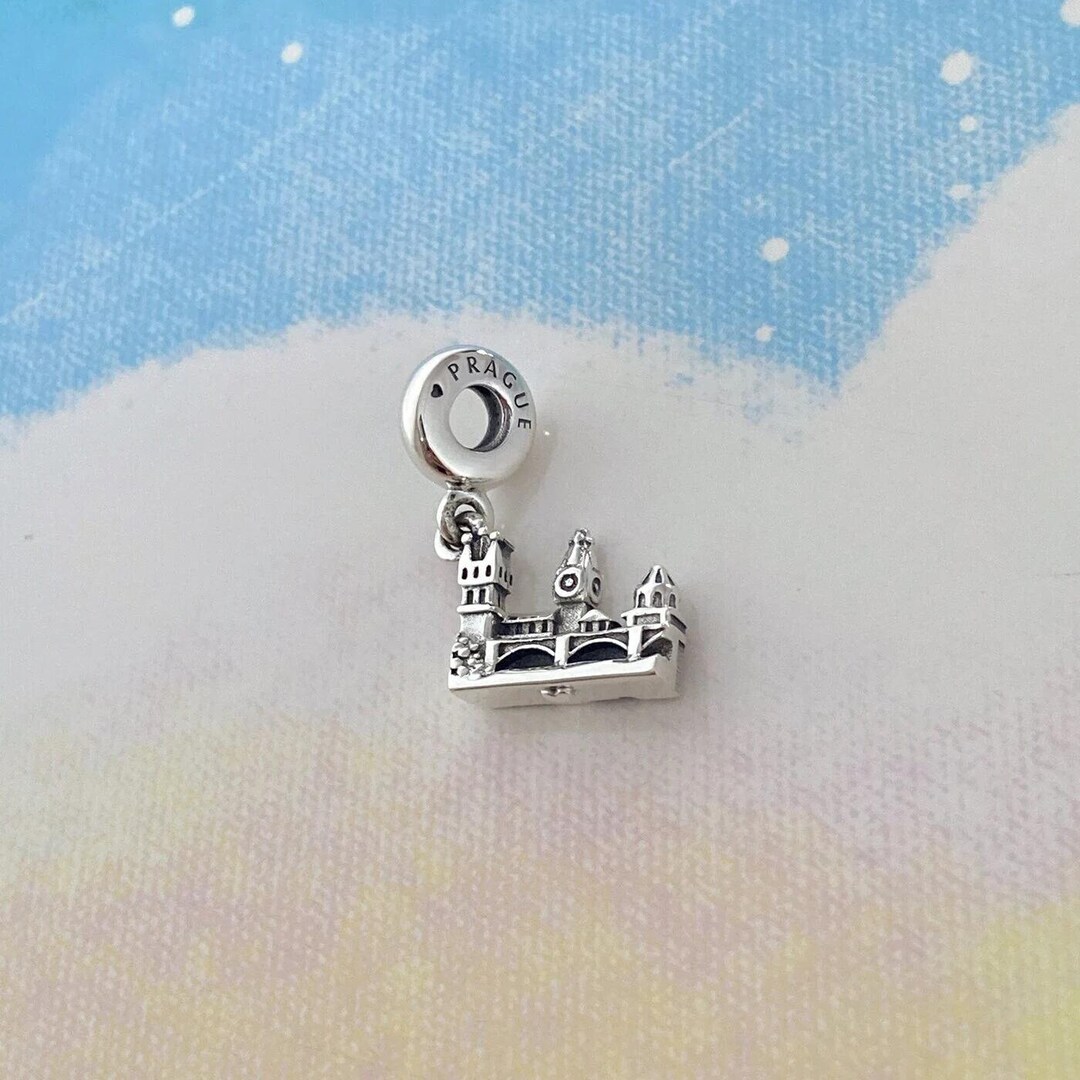Charles Bridge Dangle Charm,925 Sterling Silver Charm for Bracelet ...