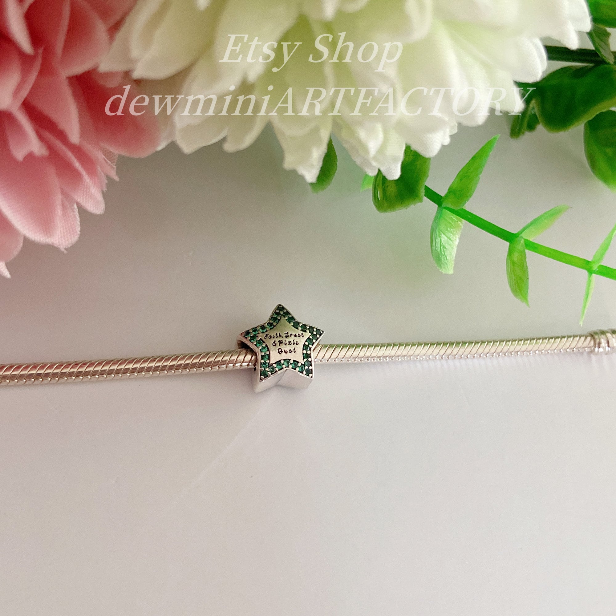 Tinker Bell Star Charm,925 Sterling Silver Charm for Bracelet,necklace ...