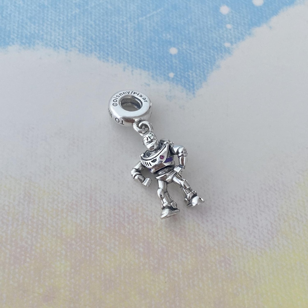 Pixar Toy Story Buzz Lightyear Dangle Charm,925 Sterling Silver Charm ...