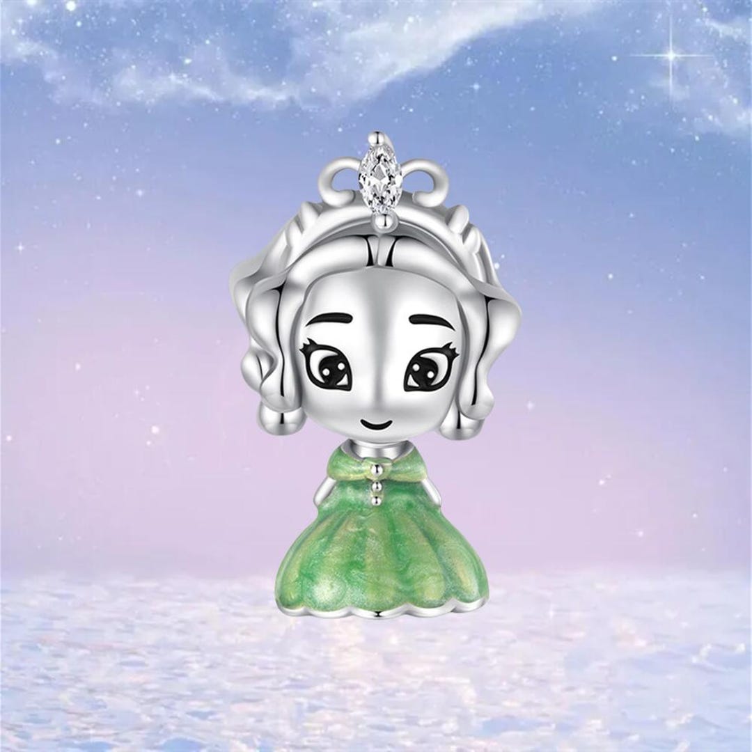 Fairy Tale Princess Tiana Charm,925 Sterling Silver Charms Fit Pandora ...