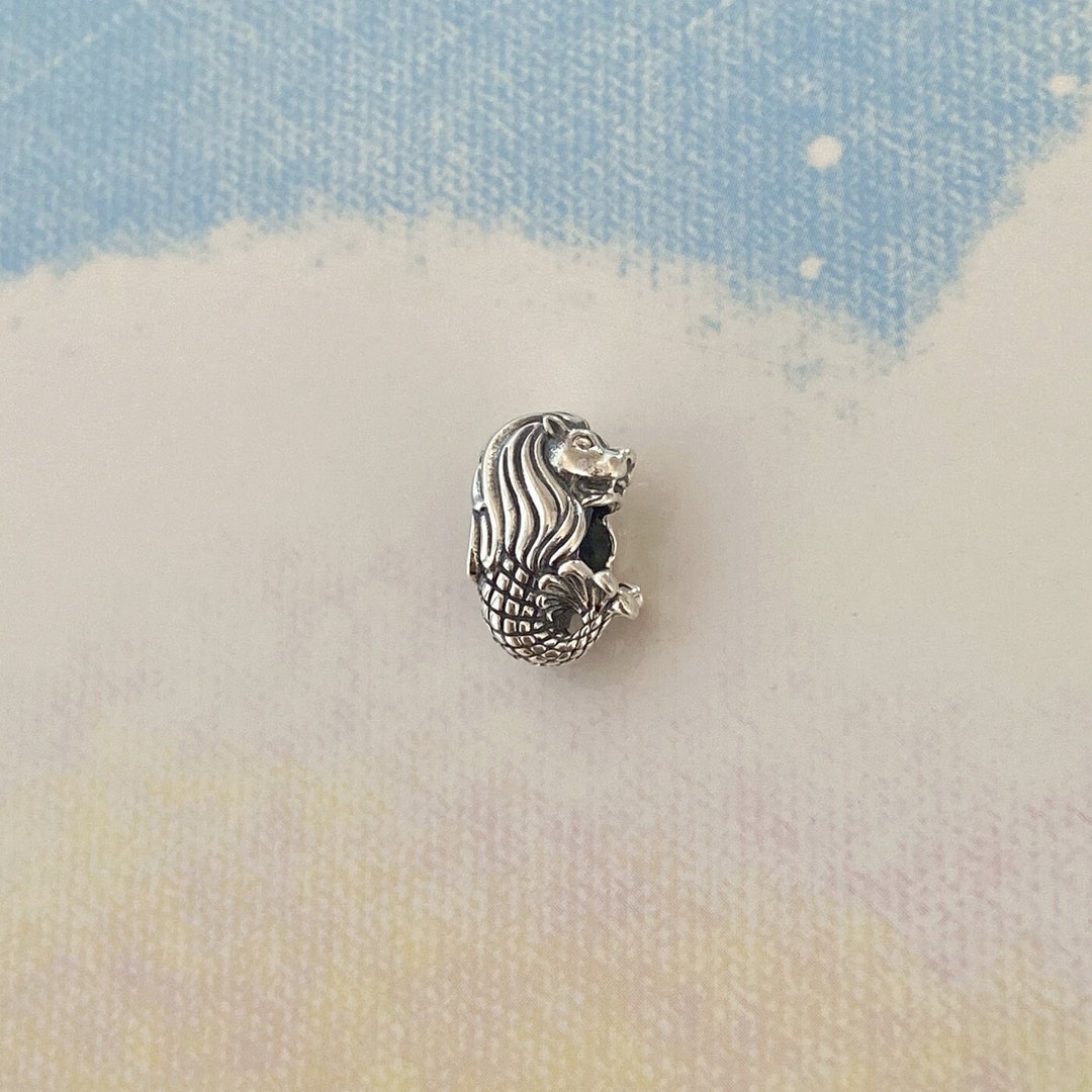Singapore Merlion Charm,925 Sterling Silver Charm for Bracelet,necklace ...