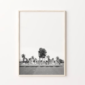 Panama City Prints, Panama City Black and White Prints Set of 6, Panama ...