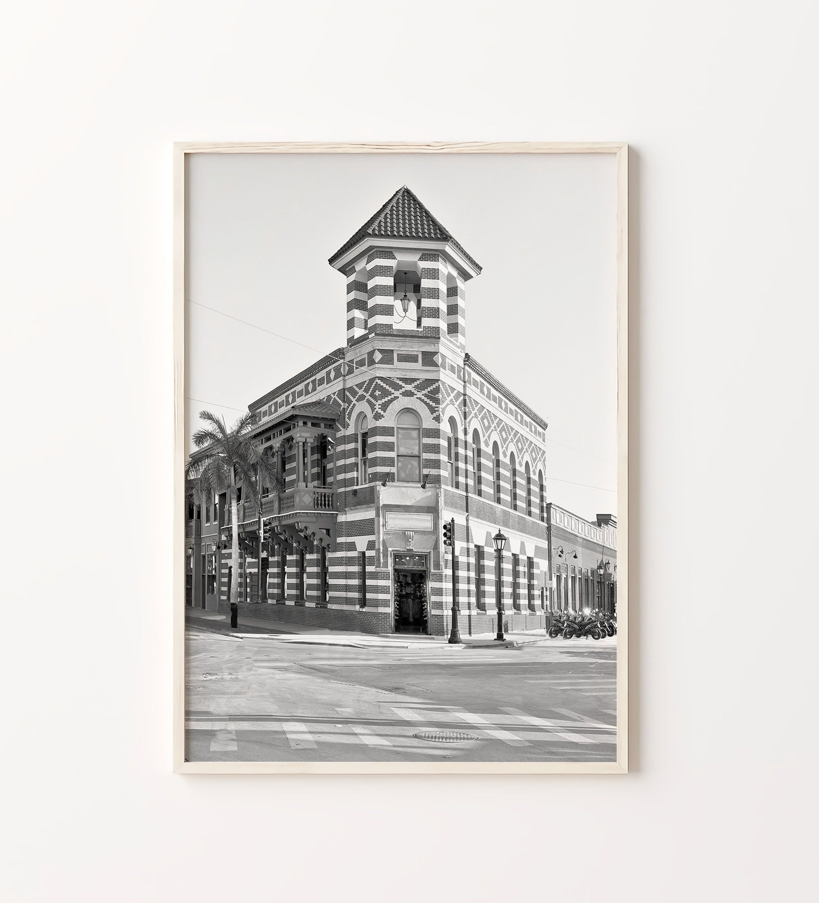 Key West City Prints Key West Black and White Prints Set of - Etsy