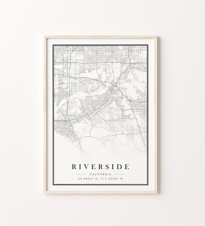 Riverside City Prints: Black & White Photo Gallery Wall Art (set of 6 ...