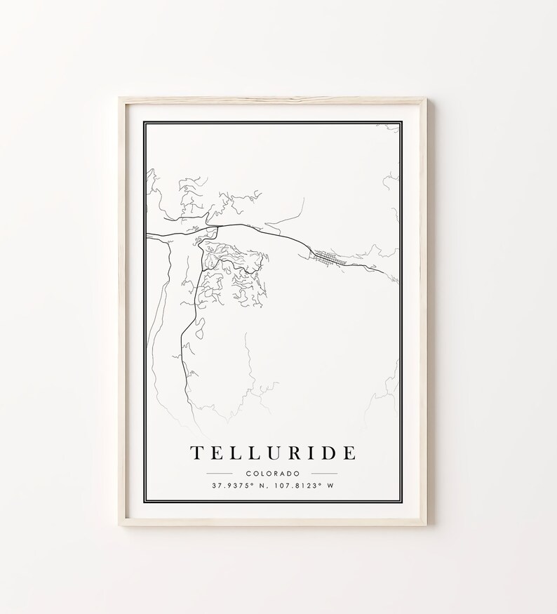 Telluride Black and White Photo Prints - Colorado Art Gallery - Etsy