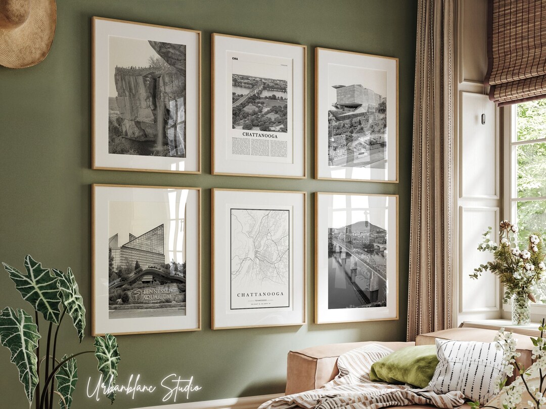 Chattanooga Prints Set: Black and White Photography - Etsy