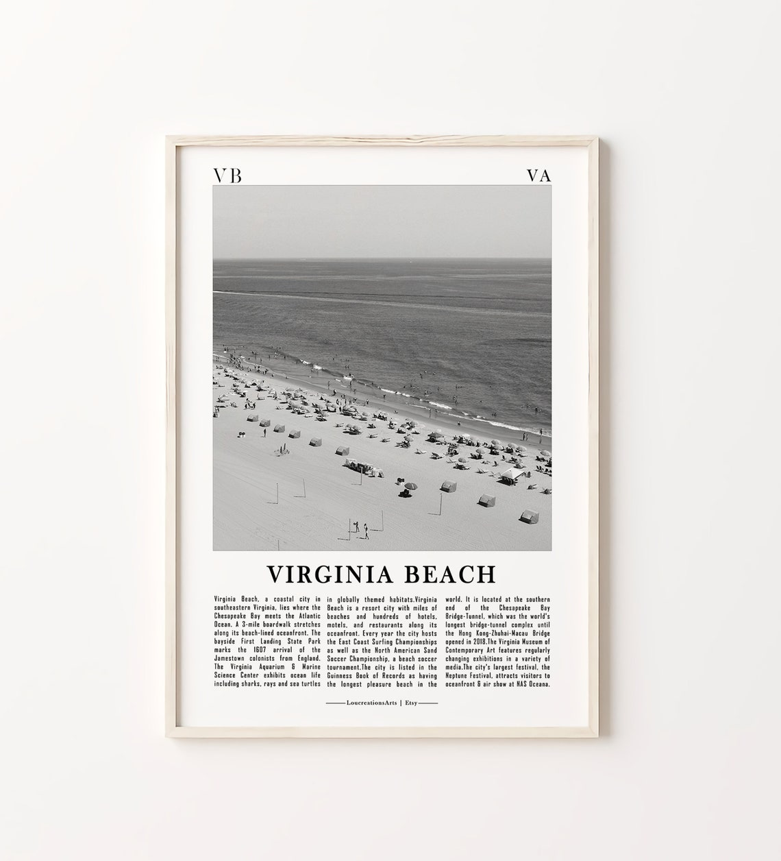 Virginia Black and White City Prints Set of 6 Virginia Photo - Etsy
