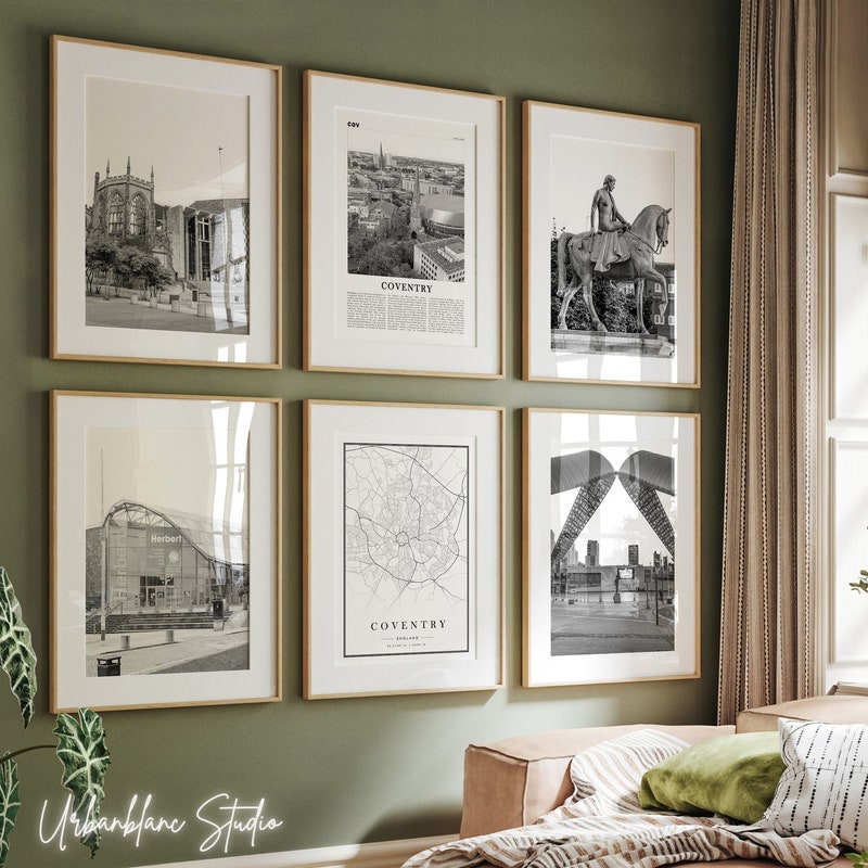 Wall Art Map Coventry - Etsy
