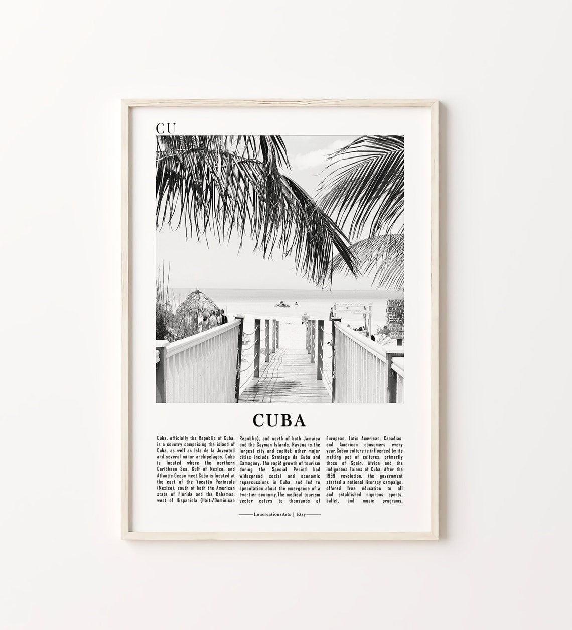 Minimal Cuba Print Black and White Prints Set of 6 Cuba Art - Etsy